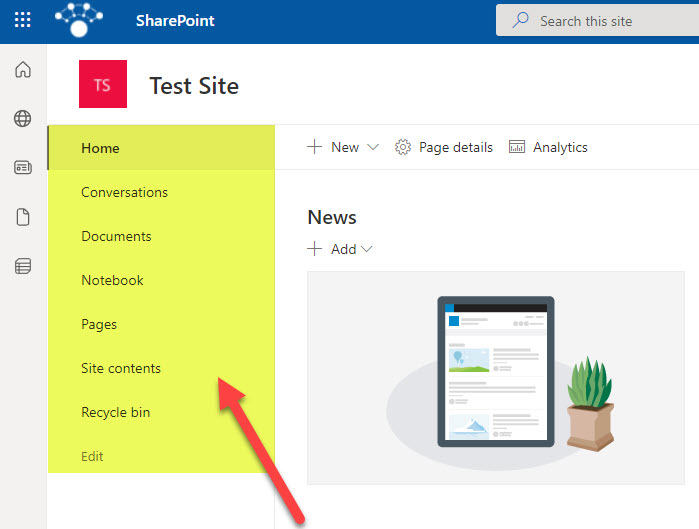 如何切换团队网站导航从垂直到水平布局| SharePoint Maven欧宝app地址 - 欧宝体育官方手机app入口